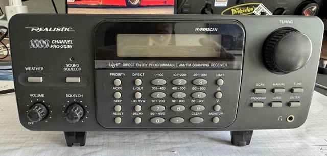 RADIOSHACK REALISTIC PRO-2035 Funkscanner EUR 100,00 - PicClick DE