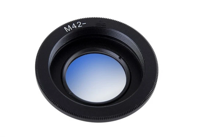 M42-AI GLASS ADAPTER Focus Infinity For M42 Screw Lens to For Nikon ...