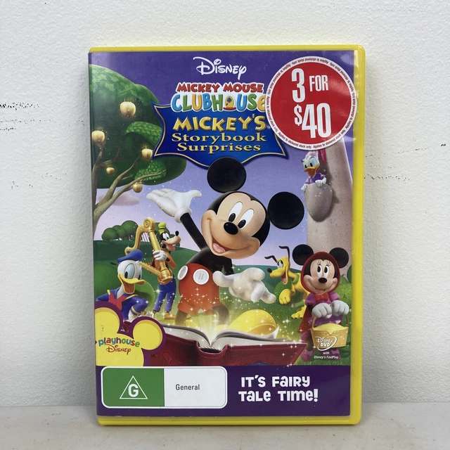 MICKEY MOUSE CLUBHOUSE DVD PAL Region 4 VGC Free Postage $13.95 ...