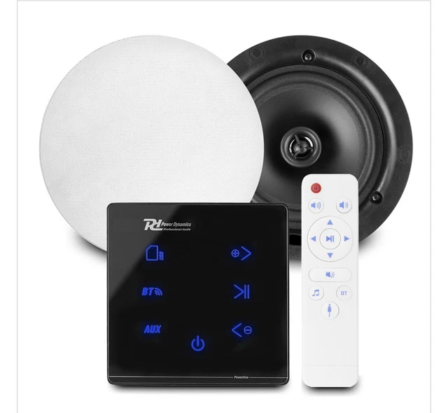 BLUETOOTH CEILING SPEAKER Set - 2x NCSS5 5.25" and A50B Home Audio ...