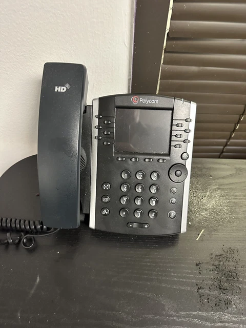 POLYCOM VVX 411 Gigabit PoE 12-line IP Phone - Black $16.80 - PicClick