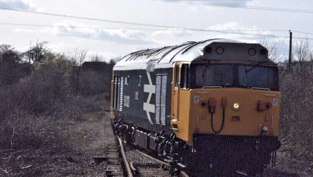 35MM SLIDE BR British Railways Diesel Loco Class 50 50021 Far Stanley ...