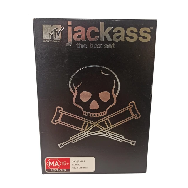 JACKASS 1 2 3 Bonus Collectors Box DVD Comedy Drama Antics Pranks ...