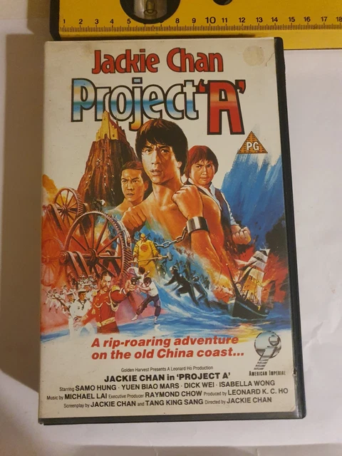 PROJECT A 1983 Big Box VHS Jackie Chan Sammo Hung Vintage Kung Fu £15. ...