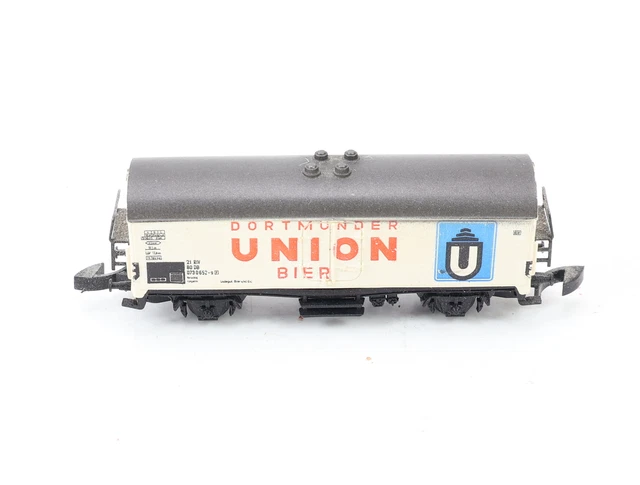 MÄRKLIN SPUR Z 8601 Güterwagen Bierwagen "Dortmunder Union Bier" 073 0 ...