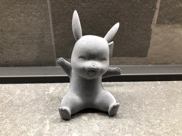 POKÉMON PIKACHU 3D Printing Prototype HP effetto stone pietra lavica ...