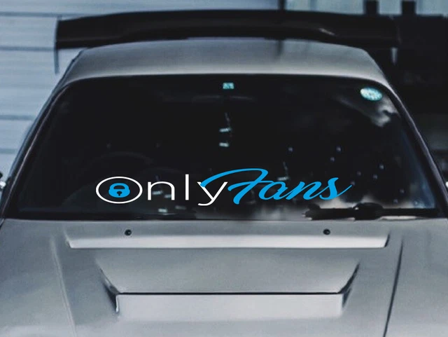 ONLY FANS STICKER Large - 2 Colour Logo Vag JDM Jap Euro Car Scene ...