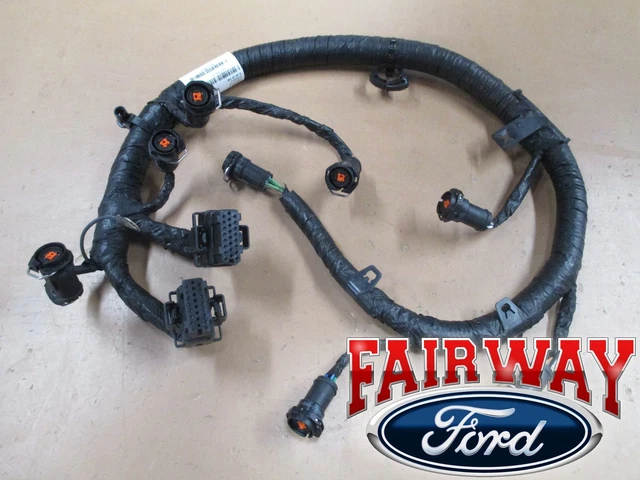 03 SUPER DUTY F250 F350 OEM Ford Fuel Injector Wiring Harness 6.0L FROM ...