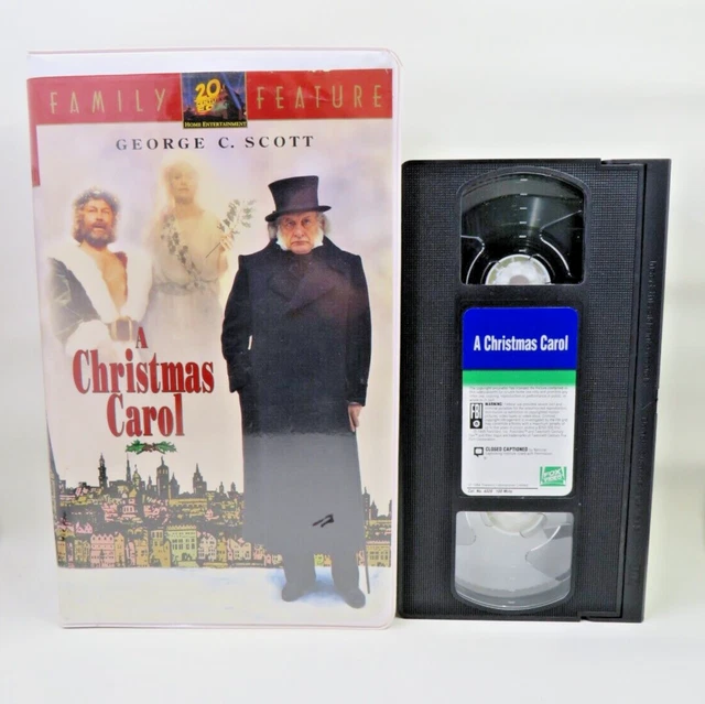 A CHRISTMAS CAROL VHS (1995) 20th Century Fox - George C. Scott ...