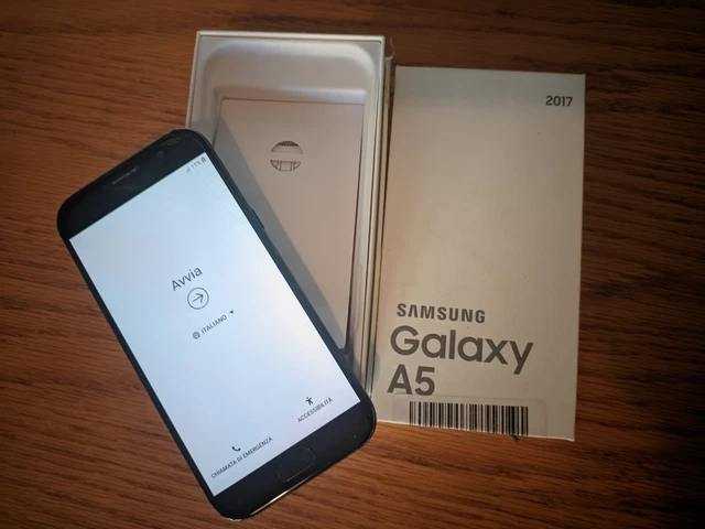 SMARTPHONE SAMSUNG GALAXY A5 2017 SM-A520F 32GB Black EUR 40,00 ...