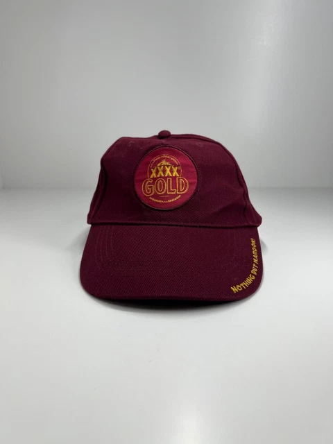 XXXX GOLD BEER cap hat QLD Maroons Rugby State of Origin adjustable one ...