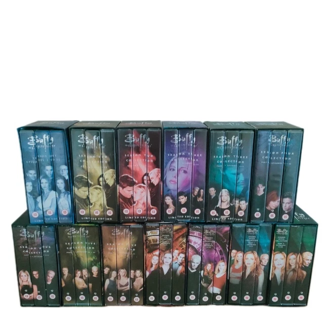 BUFFY THE VAMPIRE Slayer | Complete 13 Vhs Boxed Set Series 1-7 Limited ...