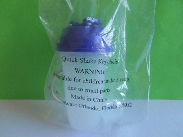 TUPPERWARE MINIATURE QUICK Shake Shaker Clear Blue Original Packaging ...