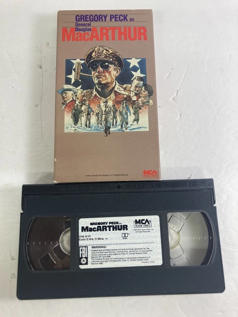 MACARTHUR (VHS, 1989) Gregory Peck, Ed Flanders, Dan O’Herlihy £5.57 ...