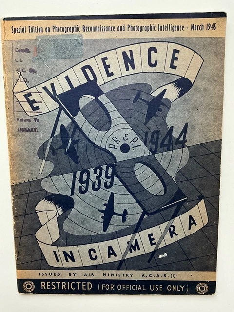 RARE WW2 RAF evidence in camera manual target recce photos german E ...