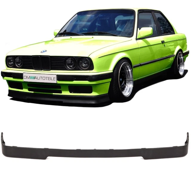 BUMPER FRONT SPOILER Lip Splitter Black to Modify IS on BMW E30 87-94 ...