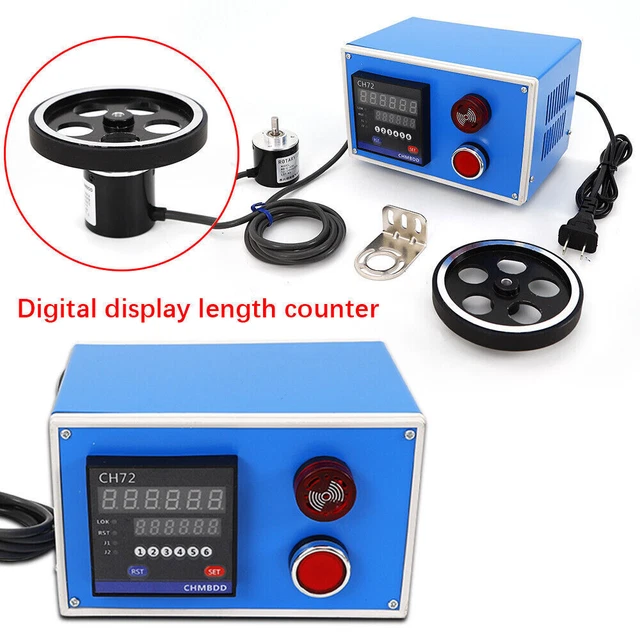 DIGITAL LENGTH COUNTER Roller Wheel Meter Counter Measuring Unit Encoder Tool $102.60 - PicClick AU