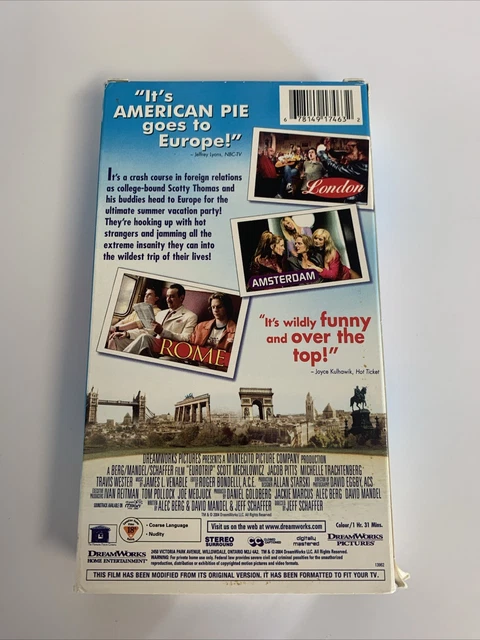 EUROTRIP VHS 2004 Hard to Find Collectible Comedy Late Release $24.99 ...