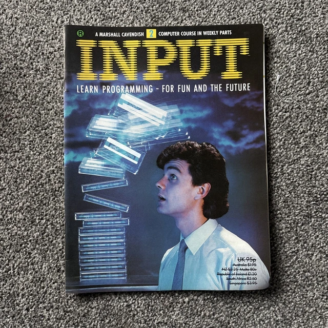 INPUT MAGAZINE MARSHALL Cavendish Issue No. 2 1984 Computer Programming ...