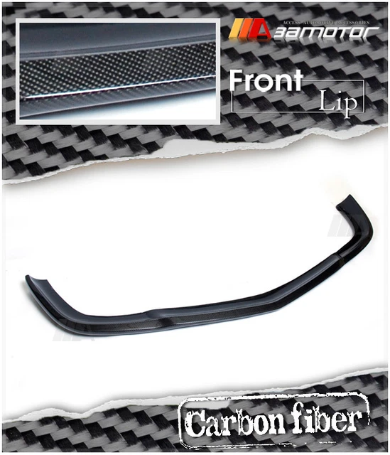 CARBON FIBRE CS Style Front Bumper Lip Spoiler fits Mercedes W211 E63 ...