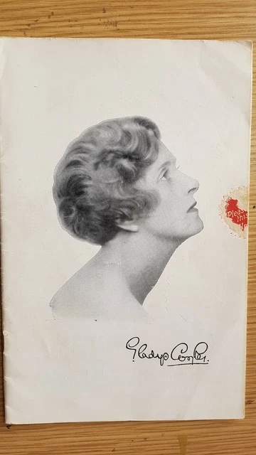 THEATRE PROGRAMME THE Sacred Flame - Gladys Cooper Mary Jerrold Clare ...