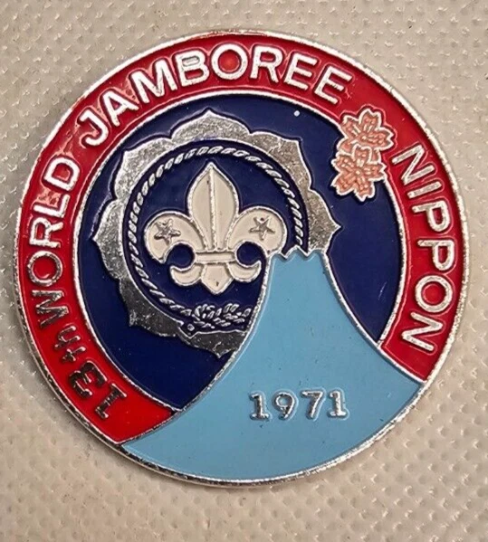 BOY SCOUTS 1971 13th World Jamboree Nippon For Understanding Pin £18.04 ...