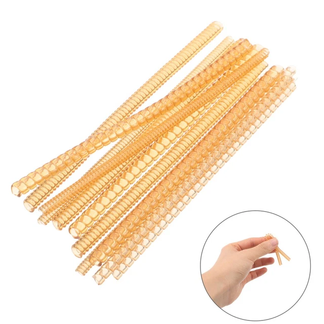 12 PCS PLASTIC Ring Sizer Stopper for Loose Rings Invisible Adjuster ...