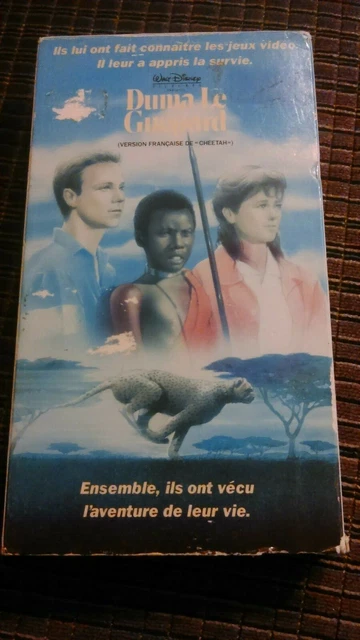 CHEETAH VHS DUMA le Guepard Disney 1989 French RARE Francais VF Guépard ...