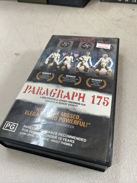PARAGRAPH 175 VHS Movie Documentary Nazi Persecution of Homosexuals ...