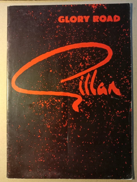 GILLAN 1980 UK Tour Programme Glory Road Quartz and White Spirit ...