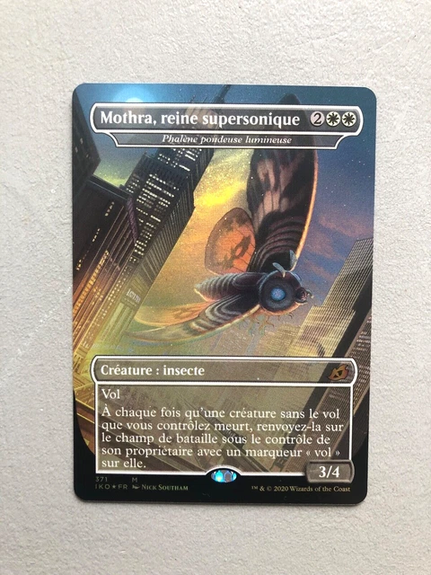 MTG IKORIA LUMINOUS Broodmoth Mothra Supersonic Godzilla French FOIL NM ...