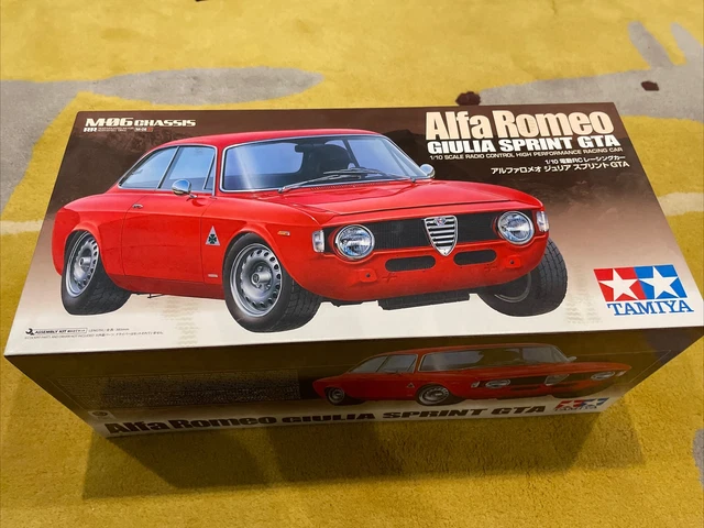 TAMIYA ALFA ROMEO Giulia Sprint GTA Kit 58486 NEW M-06 NIB 1/10 Scale ...