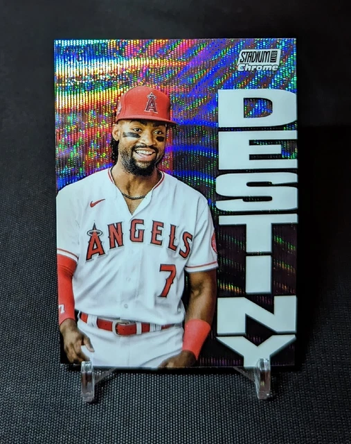JO ADELL DESTINY And Dynasty WAVE REFRACTOR 2022 Stadium Club CROMATO ...