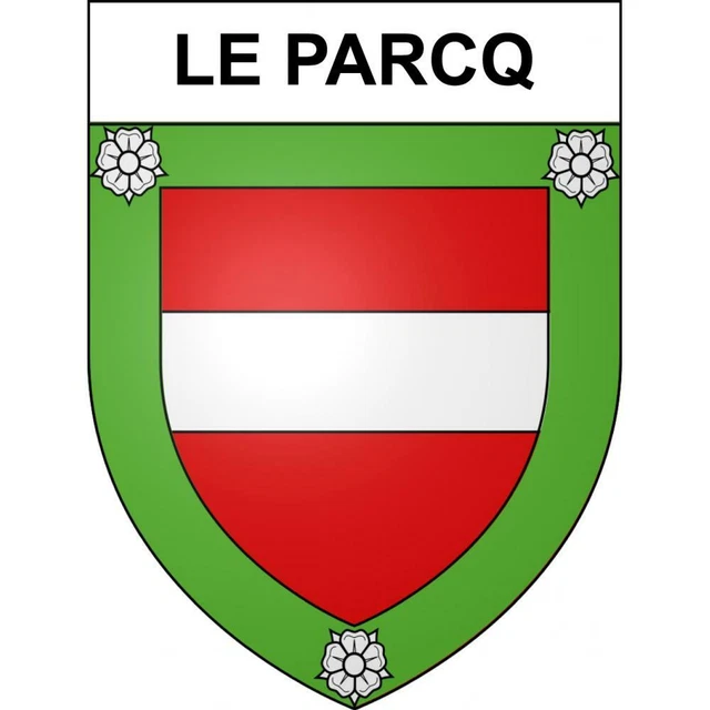 LE PARCQ 62 ville sticker blason écusson autocollant adhésif EUR 6,99 - PicClick FR