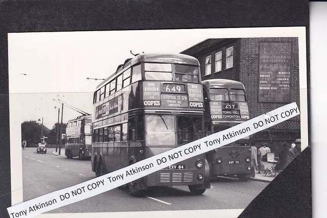 LONDON TRANSPORT - K1 Type Trolley Bus - No. 1084 On Route 649 - Photo ...
