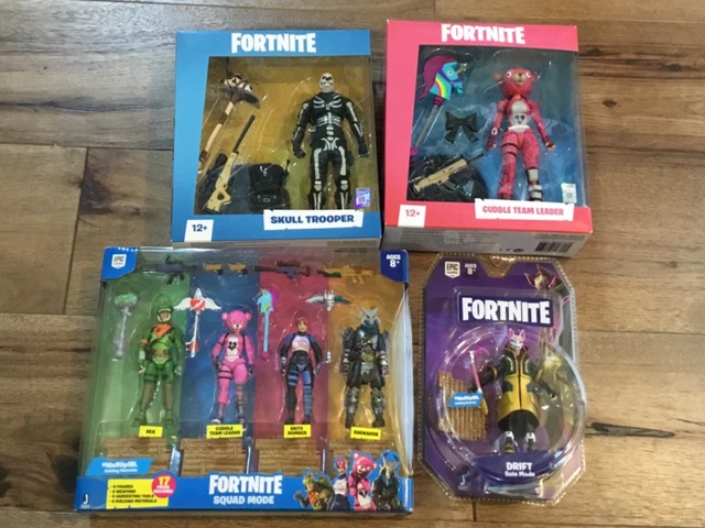 JAZZWARE MCFARLANE FORTNITE action figure lot Squad Mode 4 pack & 7 ...