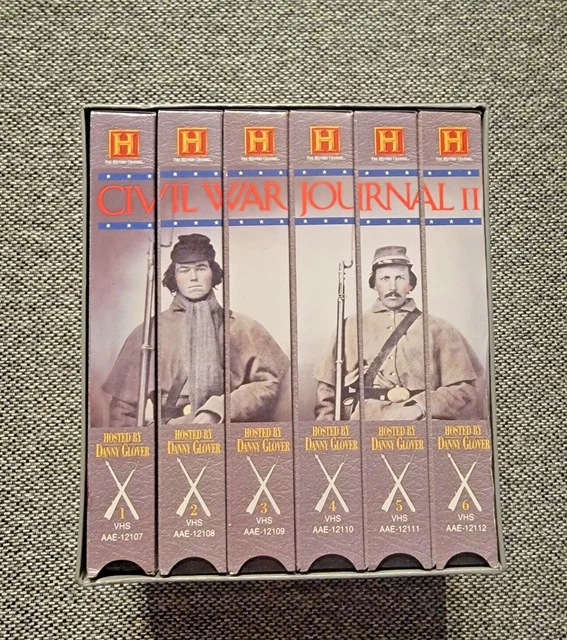 THE HISTORY CHANNEL Civil War Journal II VHS Boxed Set Educational 6 ...