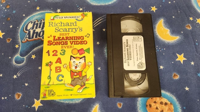 RICHARD SCARRY'S BEST Learning Songs Video Ever VHS £7.60 - PicClick UK