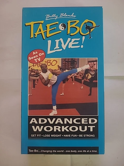TAE BO LIVE Advanced Workout: Billy Blanks VHS -Buy 2 Get 1 Free £6.30 ...