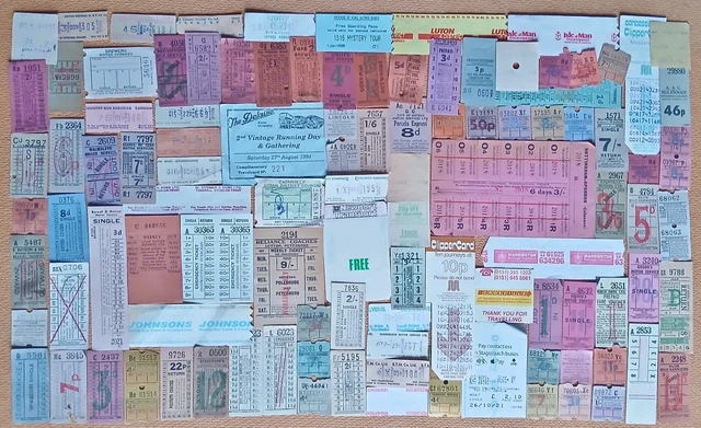 100 DIFFERENT UK Bus Tickets - Punch Ultimate Setright TIM Almex ...