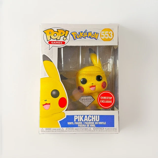 FUNKO POP! POKÉMON -Pikachu - Diamond Collection - GameStop - Exclusive ...