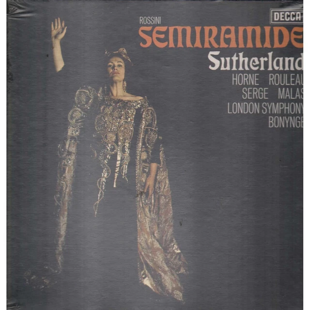 ROSSINI, SUTHERLAND, HORNE, Rouleau LP Vinyle Semiramide / SET3179 ...