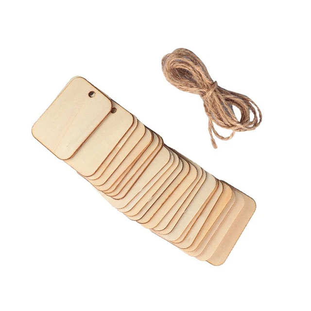 3 COUNT CRAFT Embellishments Tag Ancient Wood Strung Marking Tags £47. ...