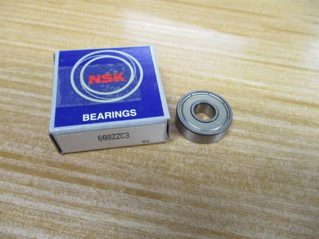 NSK 608ZZC3 BALL Bearing 608Z (Pack of 9) $163.33 - PicClick CA