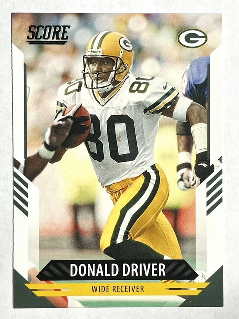 CARTE DE FOOTBALL DONALD DRIVER Green Bay Packers 2021 Panini score ...