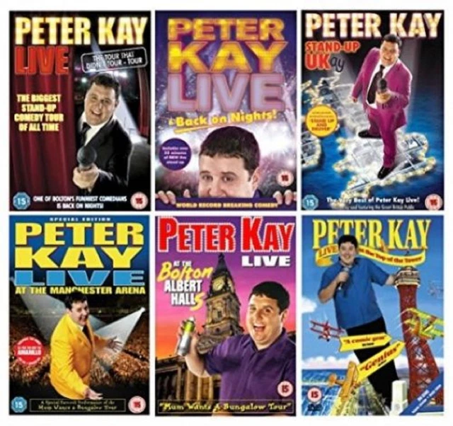PETER KAY LIVE COMPLETE DVD StandUp Comedy Tour of All Time Collection ...