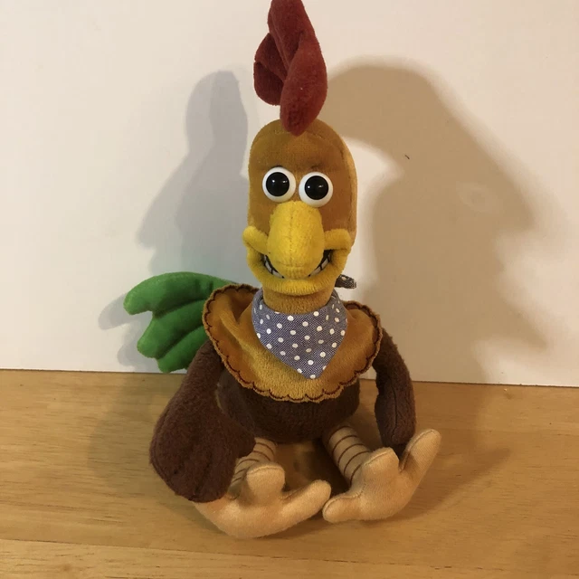 CHICKEN RUN ROCKY Plush 1999 Dreamworks Beanie Movie Soft Toy Plush VGC ...