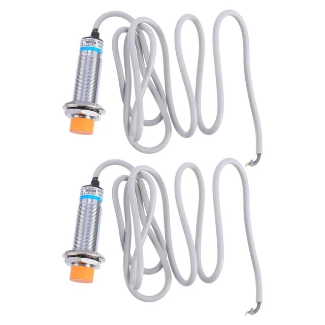 2 PCS INDUSTRIAL Inductive Proximity Sensors Car Alarm Inductance ...