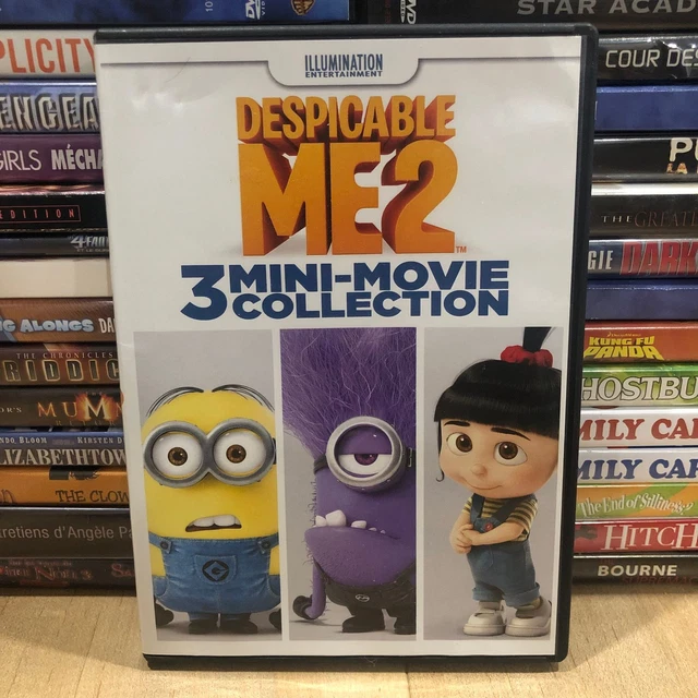 DESPICABLE ME 2 3 Mini-Movie Collection DVD Animated Family Shorts ...