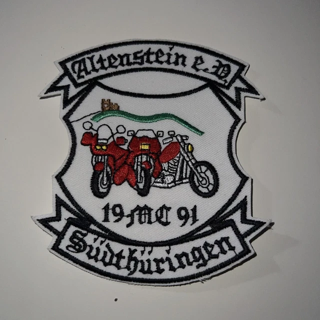 MC PATCH AUFNÄHER Kutte Motorcycle Club Mf Patches Vest Bones Hells ...